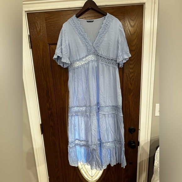 SHEIN | Dresses | Light Blue Shein Dress | Poshmark